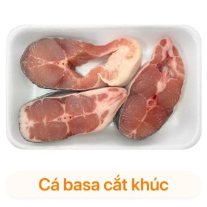 Cá basa cắt khúc giá rẻ tại Bách hoá XANH