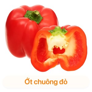 Ớt chuông đỏ túi từ 200g (1 - 2 trái) tại Bách hoá XANH