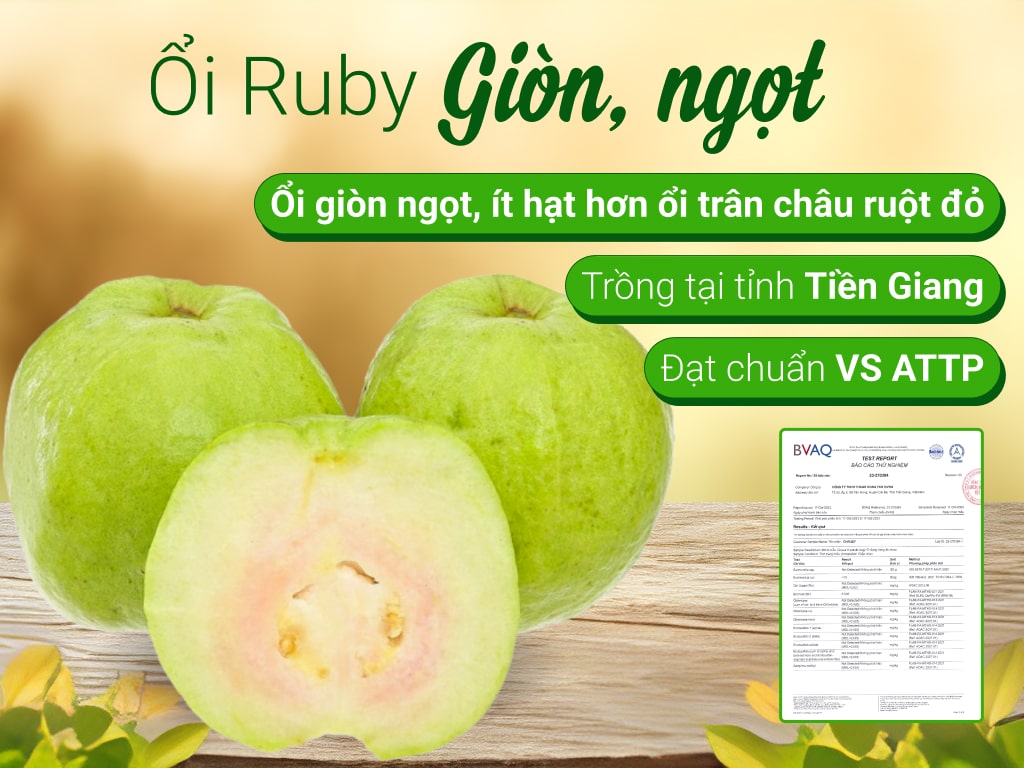 Ổi Ruby tươi ngon