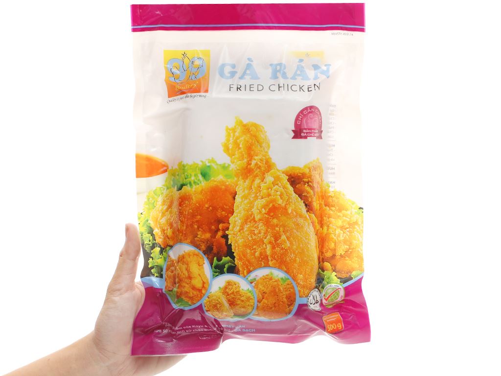 Gà rán cắt miếng 99 Poultry 500g giá tốt tại Bách hoá XANH
