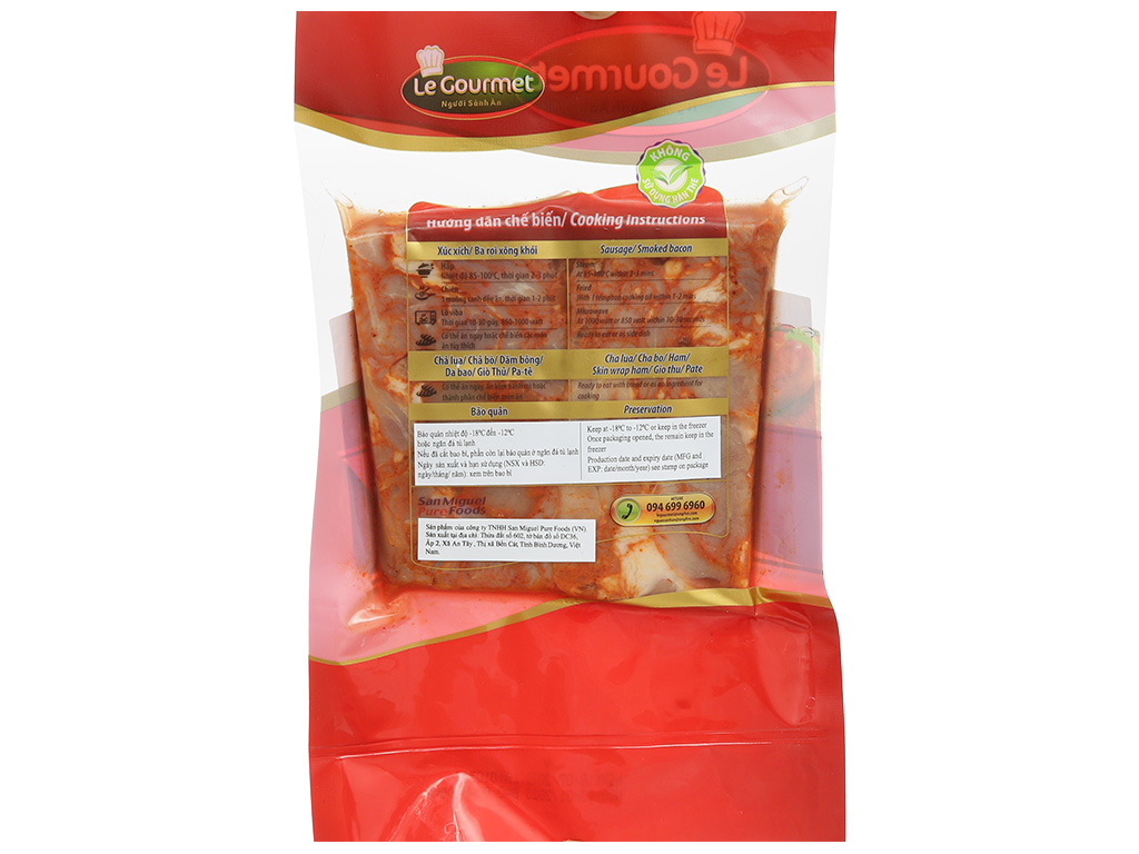 Xá xíu Le Gourmet gói 200g cực thơm ngon tại Bách hóa XANH