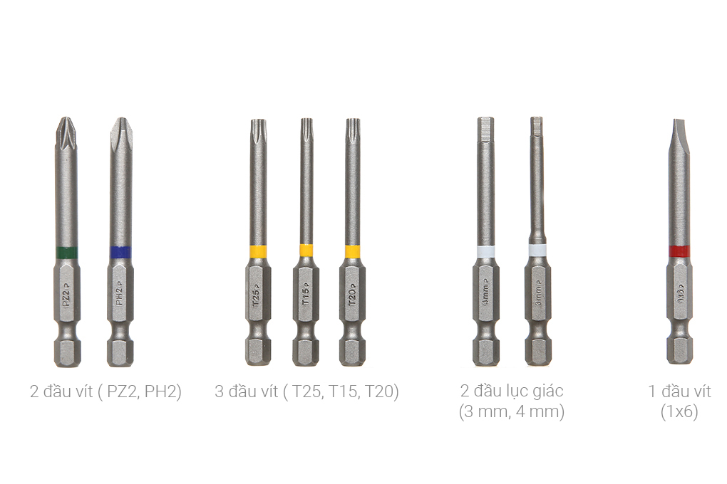 Bộ vặn vít Bosch extra hard 65mm (8 món) - chính hãng, giá tốt tại Điện ...