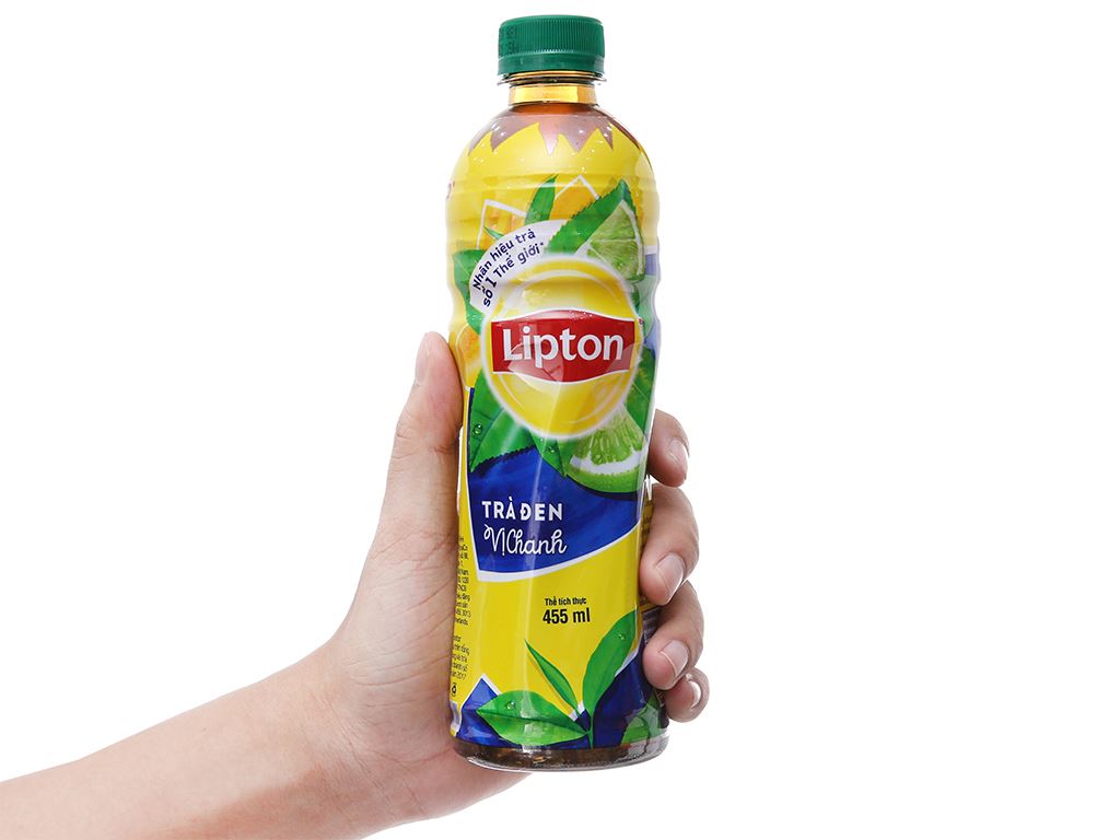 Trà đen Lipton vị chanh 455ml giá tốt tại Bách hoá XANH