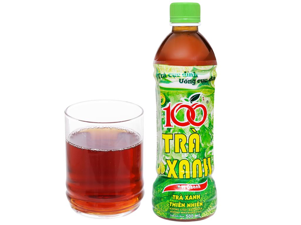 Trà xanh chanh Tribeco chai 500ml giá tốt tại Bách hoá XANH