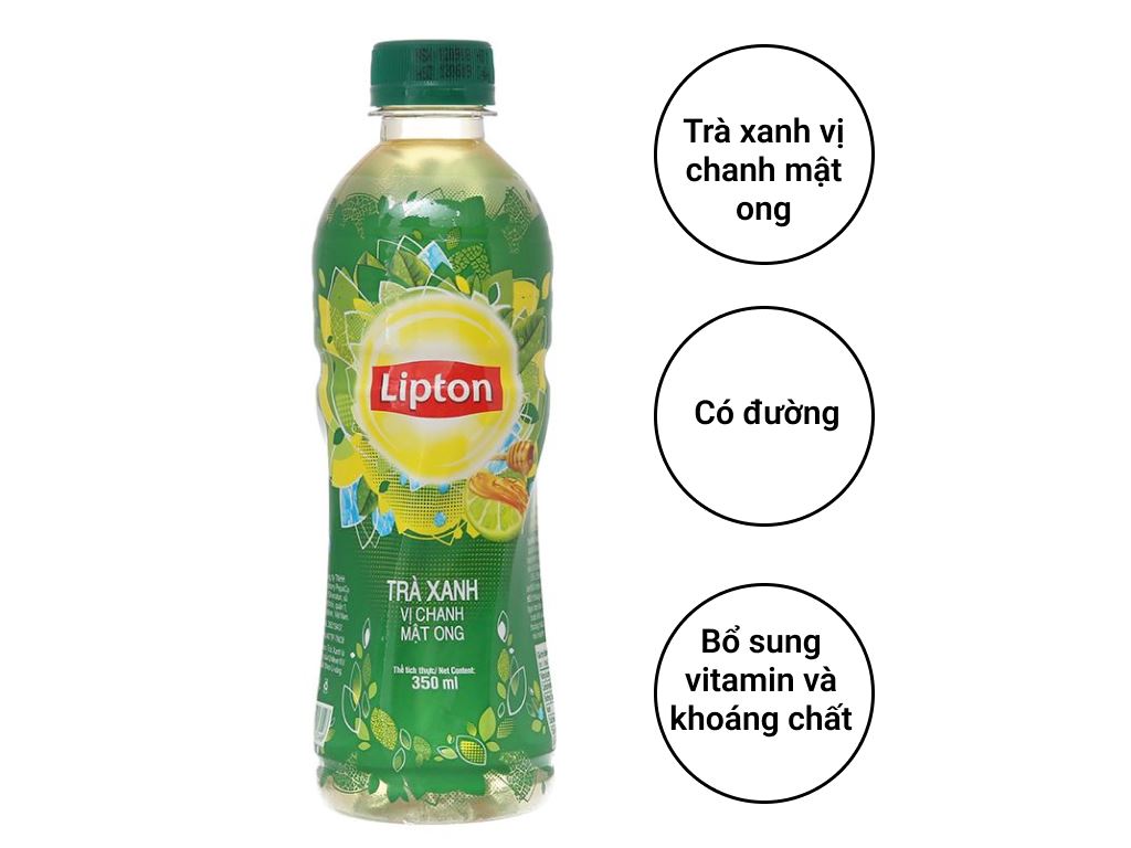 6 chai Lipton chanh mật ong 350ml giá tốt tại Bách hoá XANH