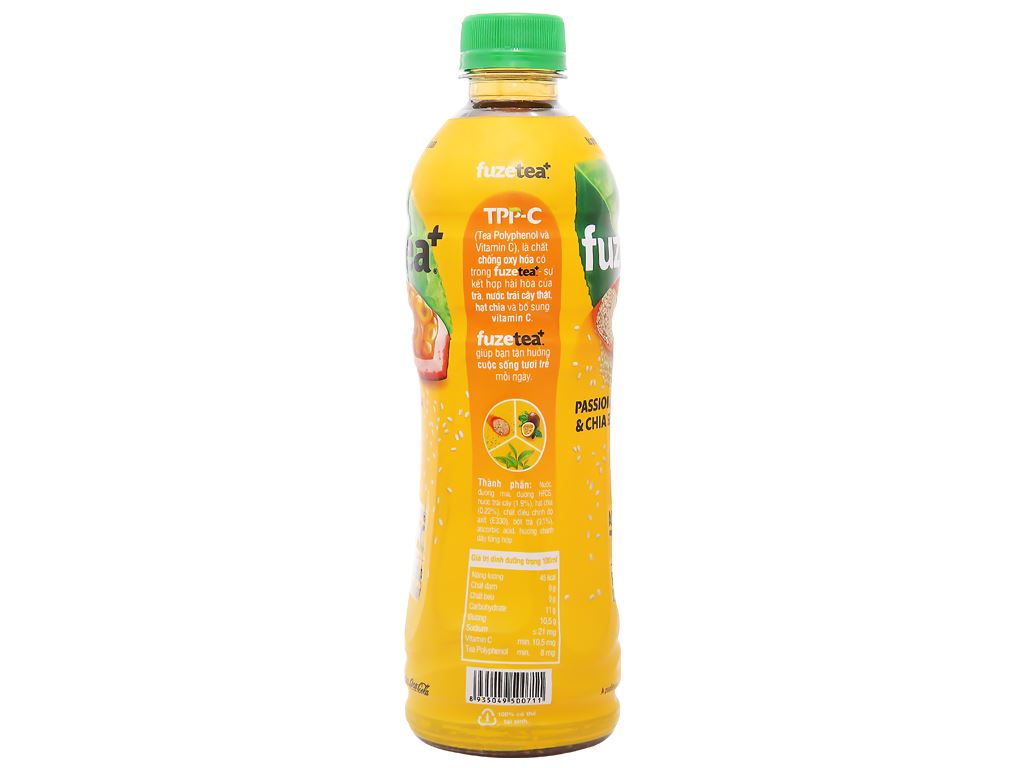 24 chai trà chanh hạt chia 450ml giá tốt tại Bách hoá XANH