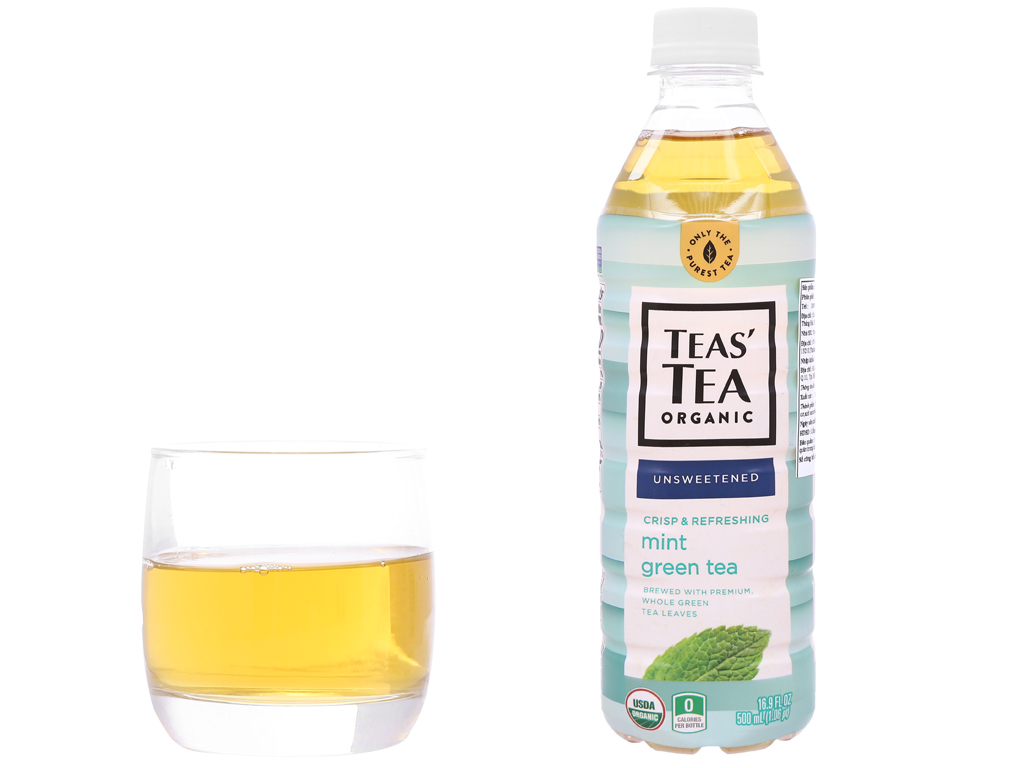Trà xanh Teas' Tea Organic 500ml giá tốt tại Bách hoá XANH