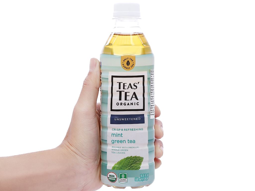 6 chai trà Teas' Tea Organic 500ml giá tốt tại Bách hoá XANH