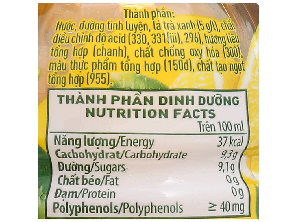 24 chai trà xanh C2 chanh 225ml giá tốt tại Bách hoá XANH