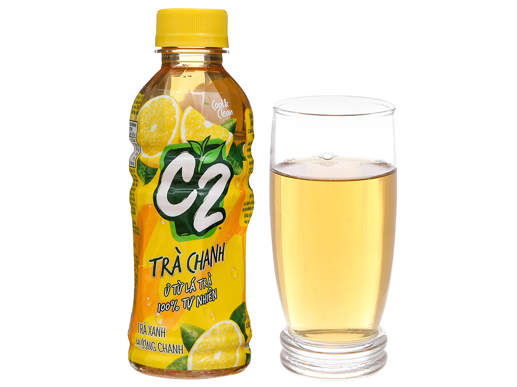 24 chai trà xanh C2 chanh 225ml giá tốt tại Bách hoá XANH