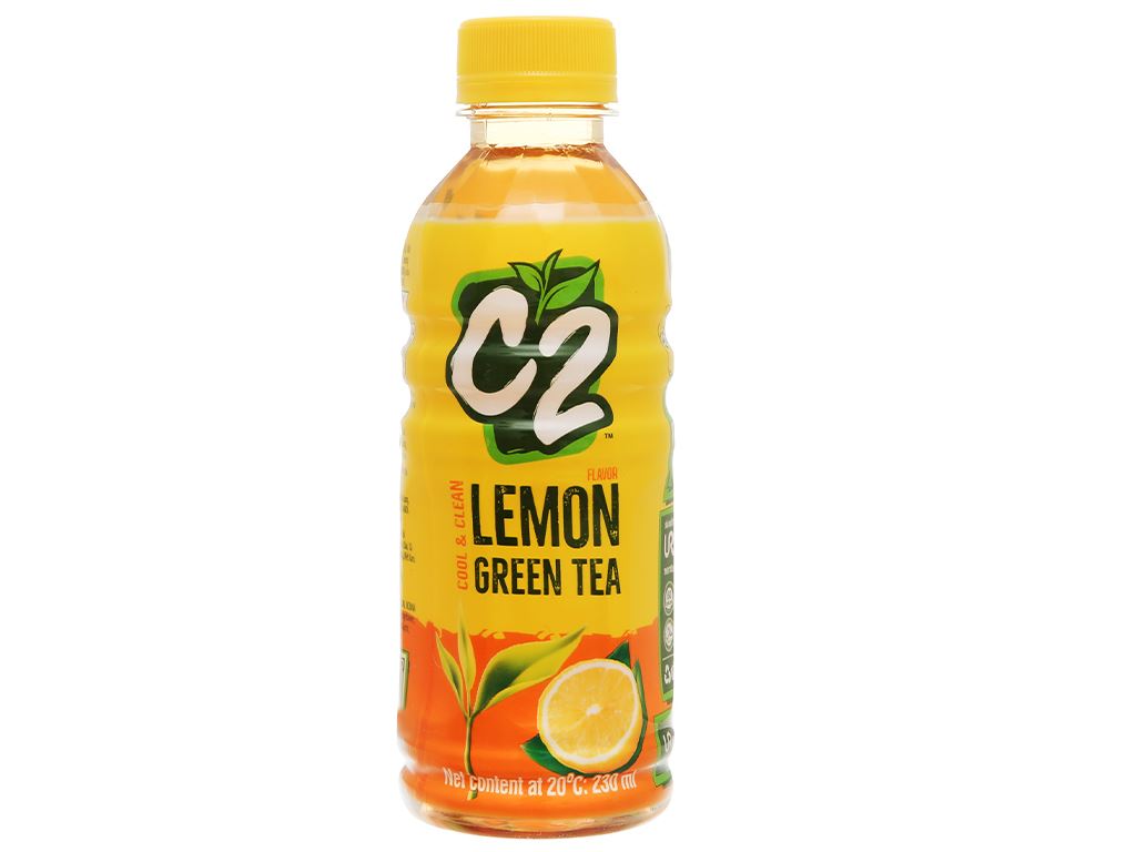 24 chai trà xanh C2 chanh 230ml giá tốt tại Bách hoá XANH