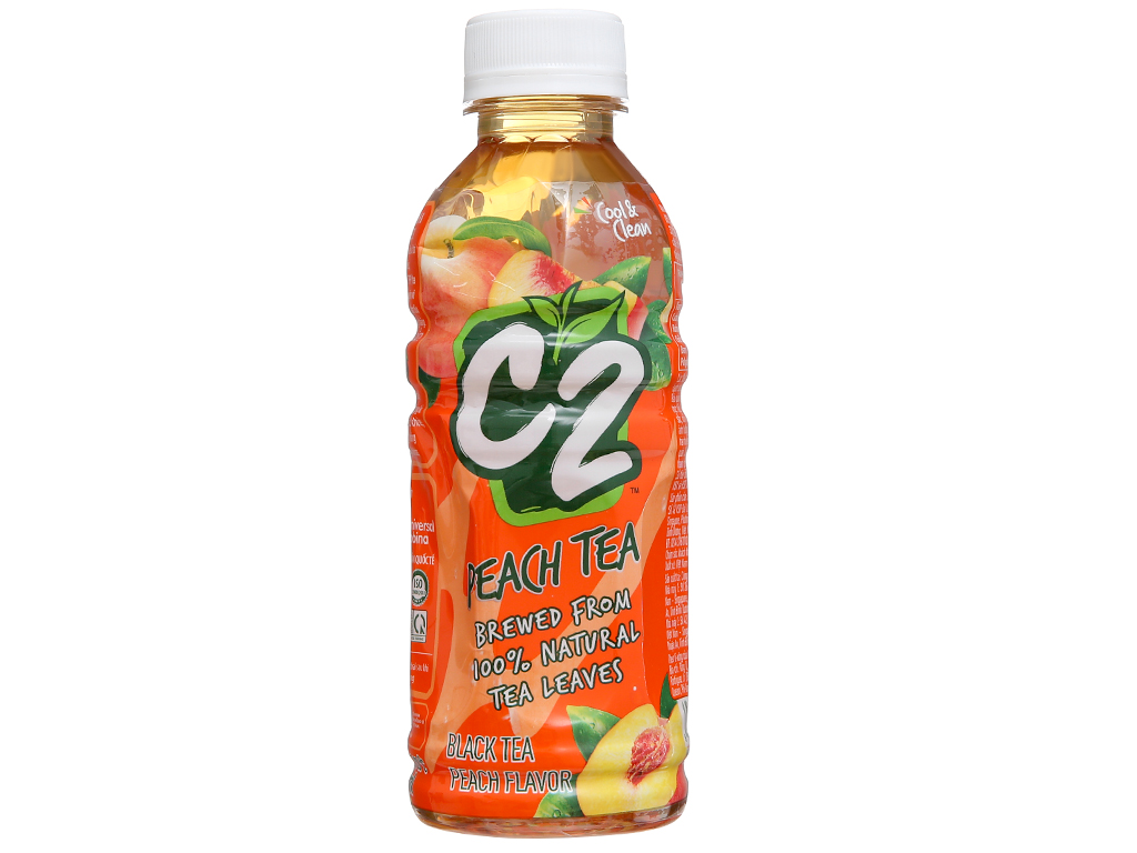 Trà đen C2 hương đào chai 230ml giá tốt tại Bách Hoá Xanh