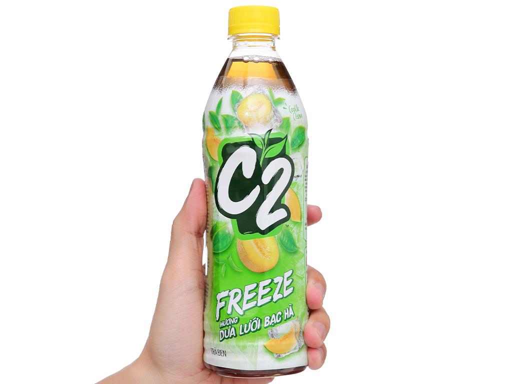 Thùng 24 chai trà dưa lưới bạc hà C2 455ml tại Bách Hoá XANH