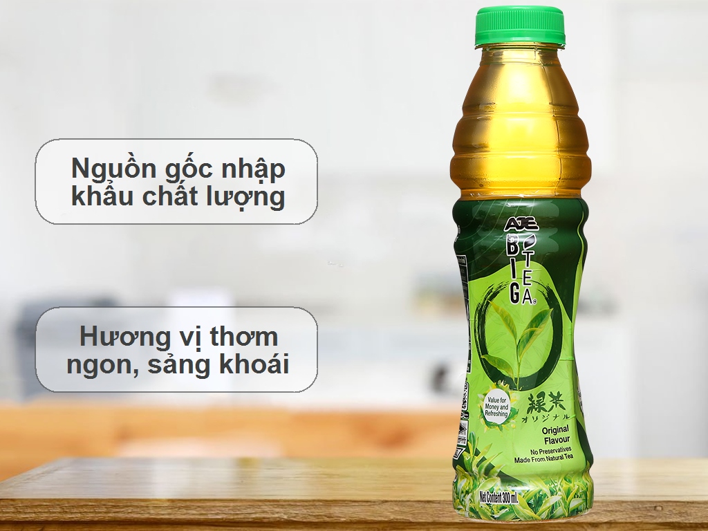 6 chai trà xanh Big Tea 300ml giá tốt tại Bách Hoá XANH