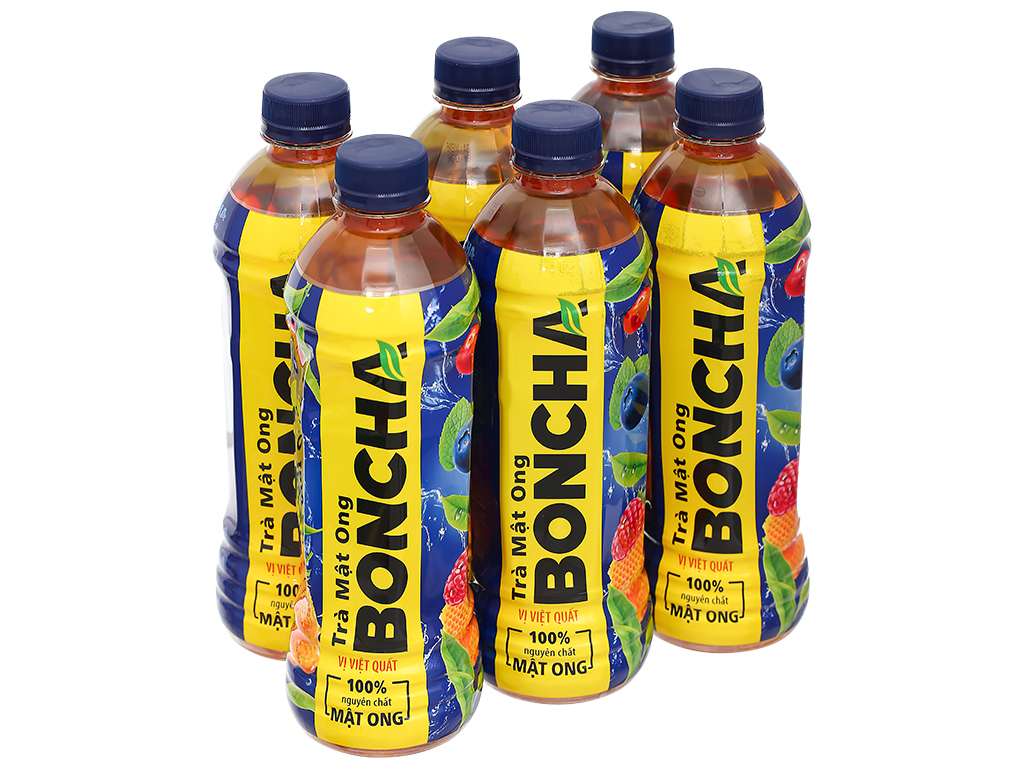 6 chai trà mật ong Boncha việt quất 450ml tại Bách Hoá XANH