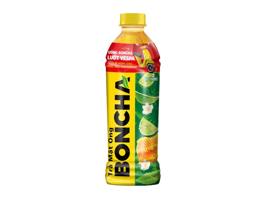 Trà mật ong Boncha vị chanh 450ml giá tốt | Bách Hoá Xanh