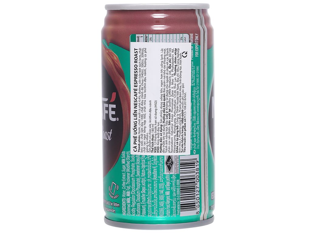 6 lon cà phê sữa NesCafé 180ml giá tốt tại Bách hoá XANH
