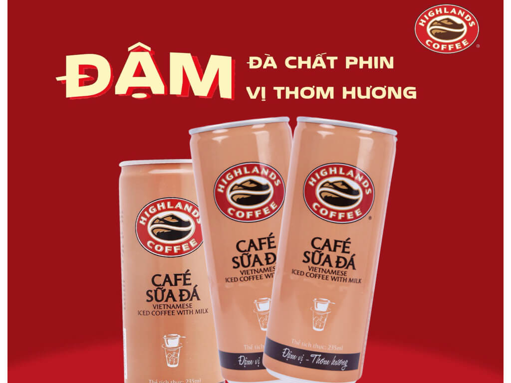 6 lon cà phê sữa Highlands 235ml giá tốt tại Bách hoá XANH