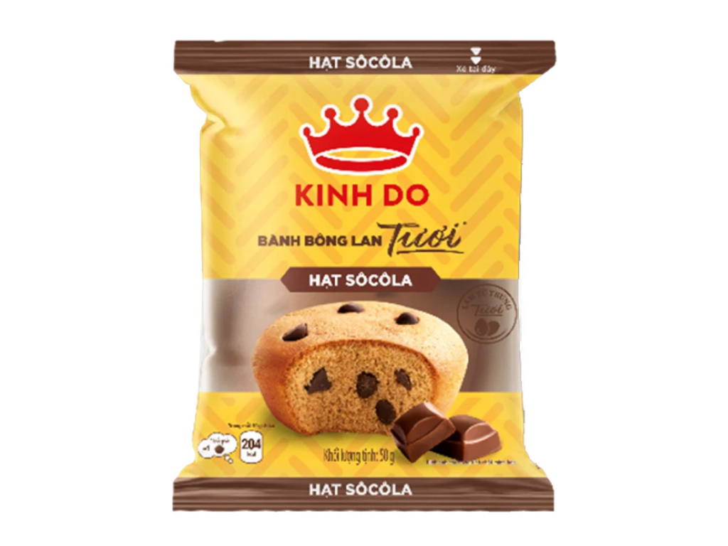 Bánh bông lan socola Kinh Đô 50g giá tốt tại Bách hoá XANH