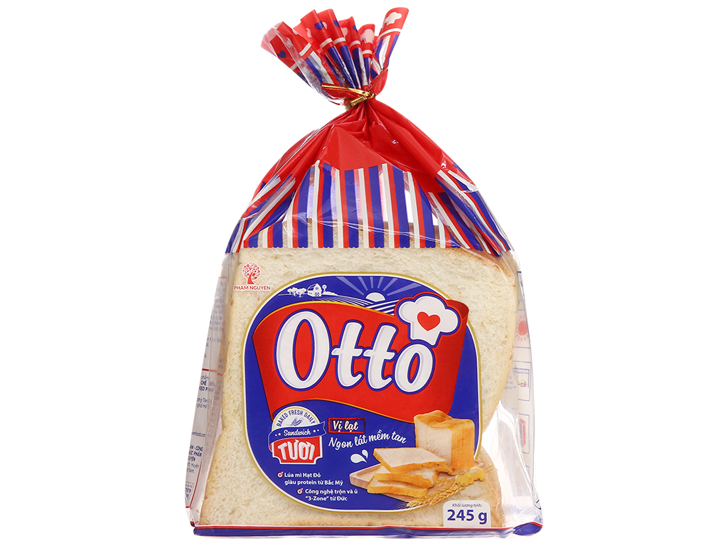 Bánh sandwich lạt lát Otto 245g giá tốt tại Bách hoá XANH