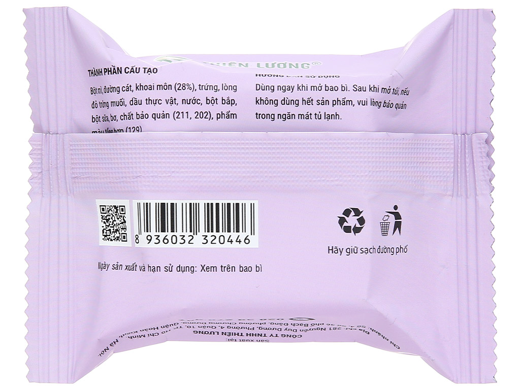 Bánh pía kim sa 2 vị Thiên Lương gói 480g tại Bách hóa XANH