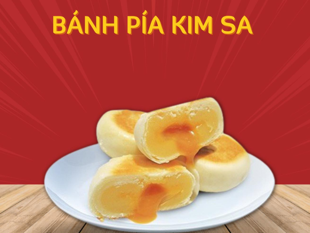 Bánh pía kim sa lá dứa Phúc An gói 480g tại Bách hóa XANH