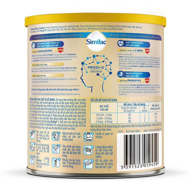 Sữa bột Similac 5G số 1 - 400g (0 - 6 tháng) chính hãng |AVAKids ...