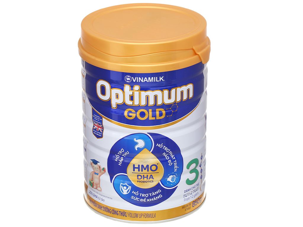 Sữa bột Optimum Gold 3 lon 850g giá tốt tại Bách hoá XANH