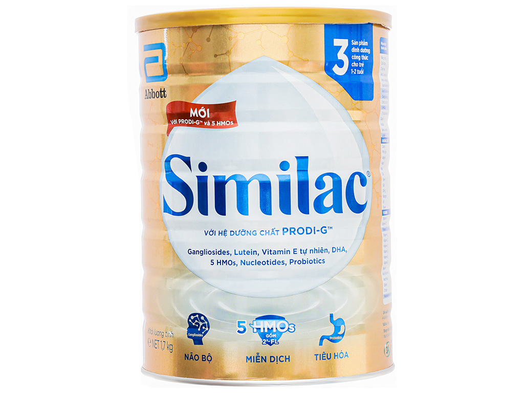 Sữa bột Abbott Similac 3 lon 1.7kg tại Bách hoá XANH