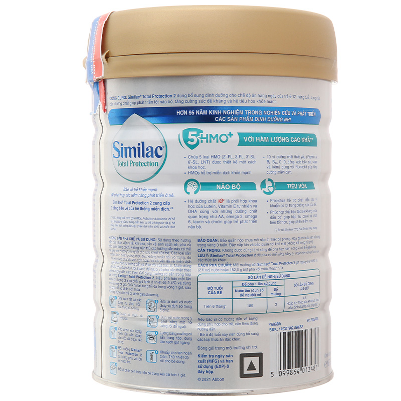 Sữa bột Similac Total Protection 2 900g (6 - 12 tháng) chính hãng ...
