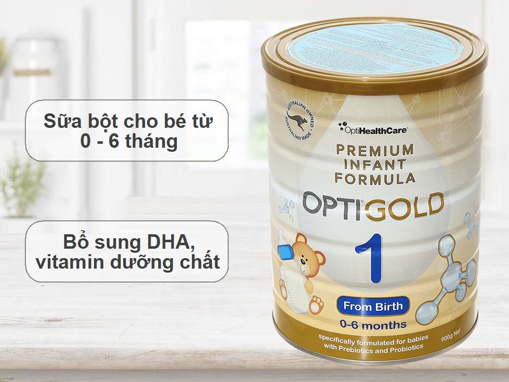 Sữa bột Optigold Premium Infant Formula 1 900g Bách hóa XANH