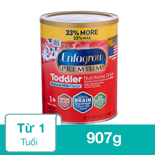 Sữa Enfagrow Premium Toddler Nutritional 907g (từ 1 tuổi) GIÁ TỐT - AVAKids.com