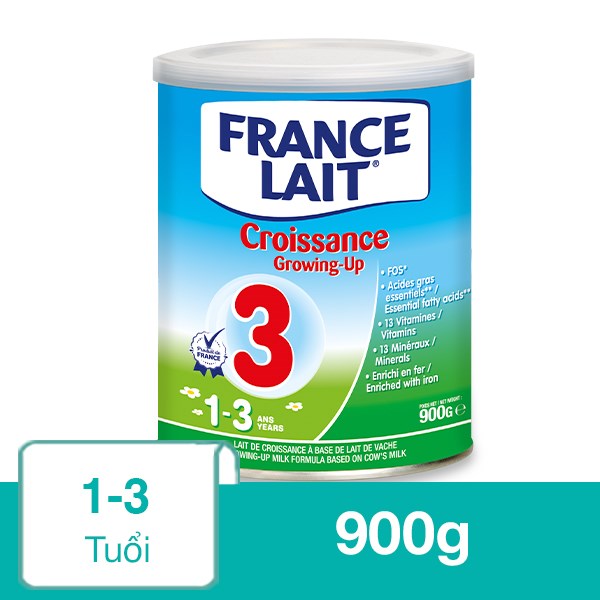 Sữa bột France Lait số 3 900g (1 - 3 tuổi) chính hãng - AVAKids.com