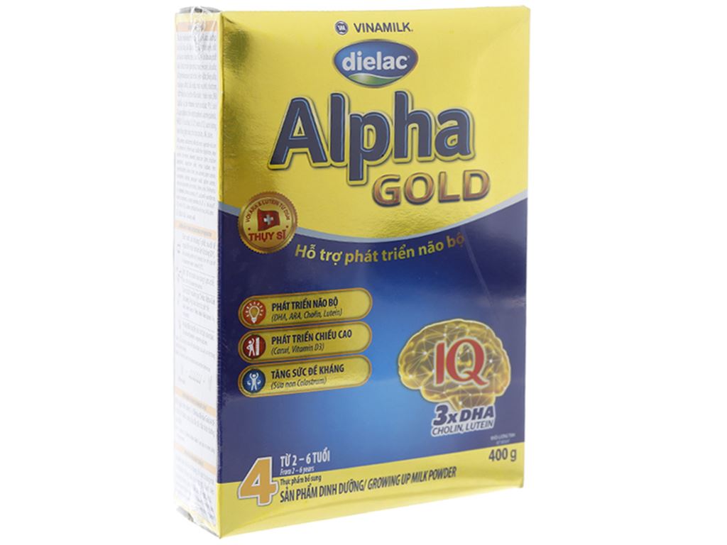 Sữa bột Dielac Alpha Gold 400g giá tốt tại Bách hoá XANH