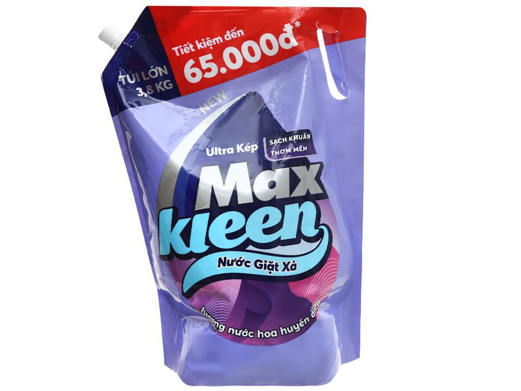 3 nước giặt xả MaxKleen huyền diệu 3.69l tại Bách hóa XANH