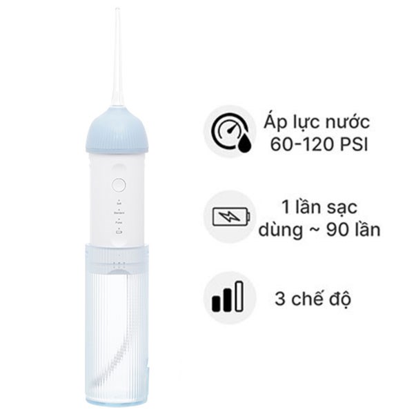Máy tăm nước Halio UltraClean Oral - Sky Blue - 08/2025 ...