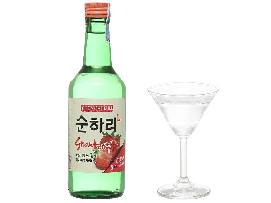 Rượu soju Chumchurum dâu chai 360ml tại Bách hóa XANH