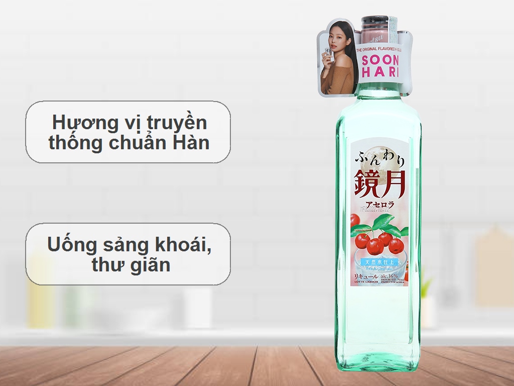 Rượu soju Funwari Kyogetsu Acerola sơ ri tại Bách hoá XANH