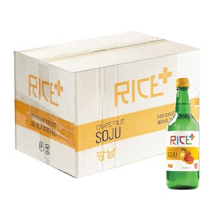 Thùng 20 chai soju Rice+ bưởi 12.5% 360ml tại Bách hoá XANH
