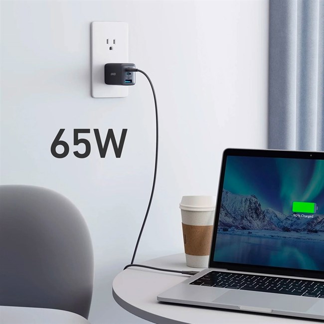 Adapter Sạc 3 cổng 3.0 GaN 65W Anker PowerPort III Pod A2667 giá rẻ ...