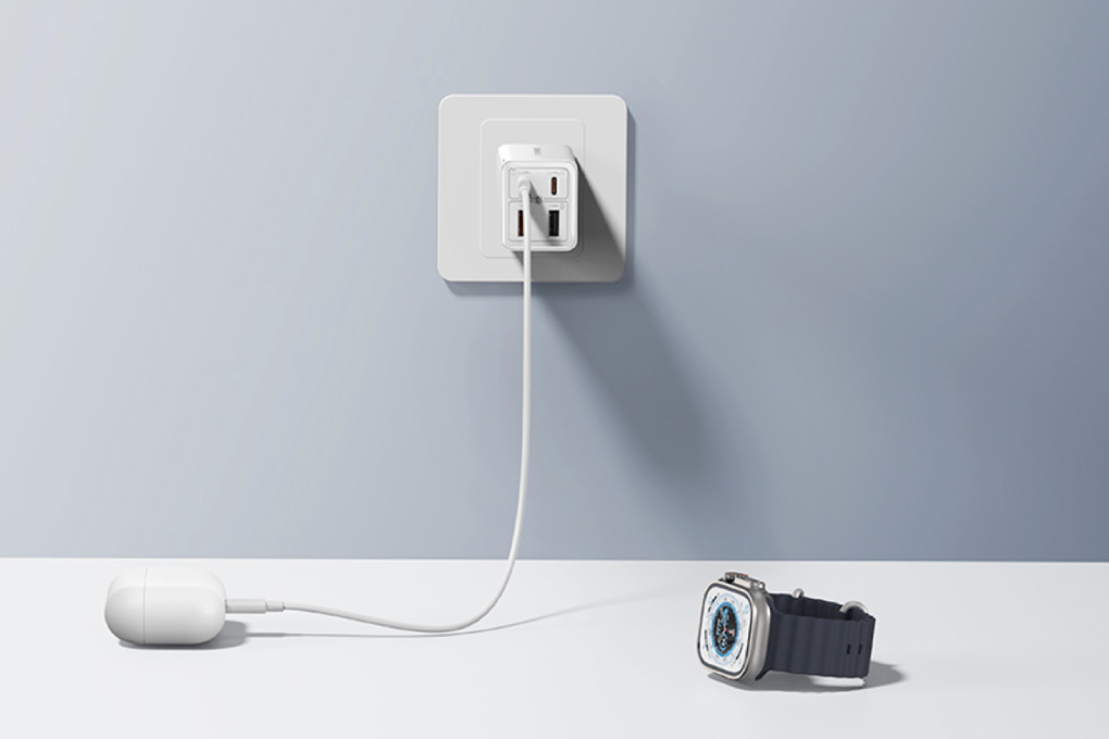 Sạc 4 cổng kèm Cáp Type C - Type C CCGAN65S6 - Chính hãng ...