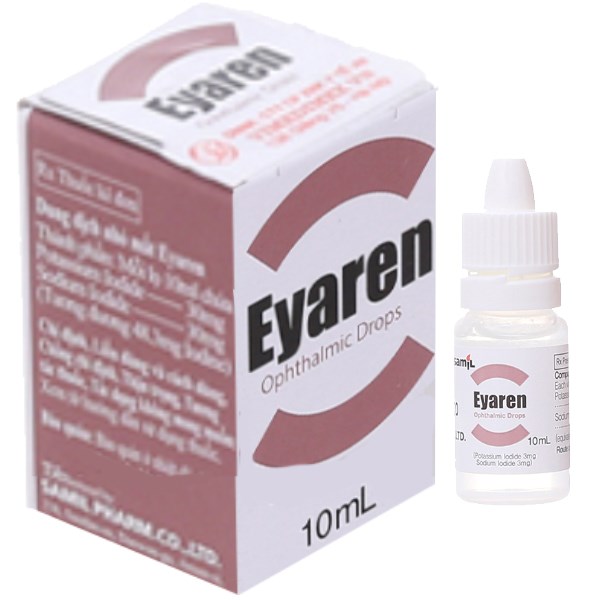 Dung dịch nhỏ mắt Eyaren trị đục thủy tinh thể chai 10ml - 09/2024 ...