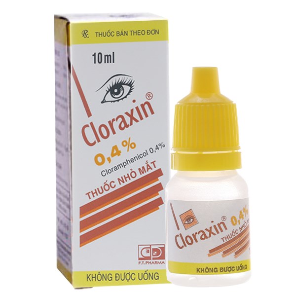 Thuốc nhỏ mắt Cloraxin 0.4% trị nhiễm khuẩn mắt chai 10ml - 02/2025 ...
