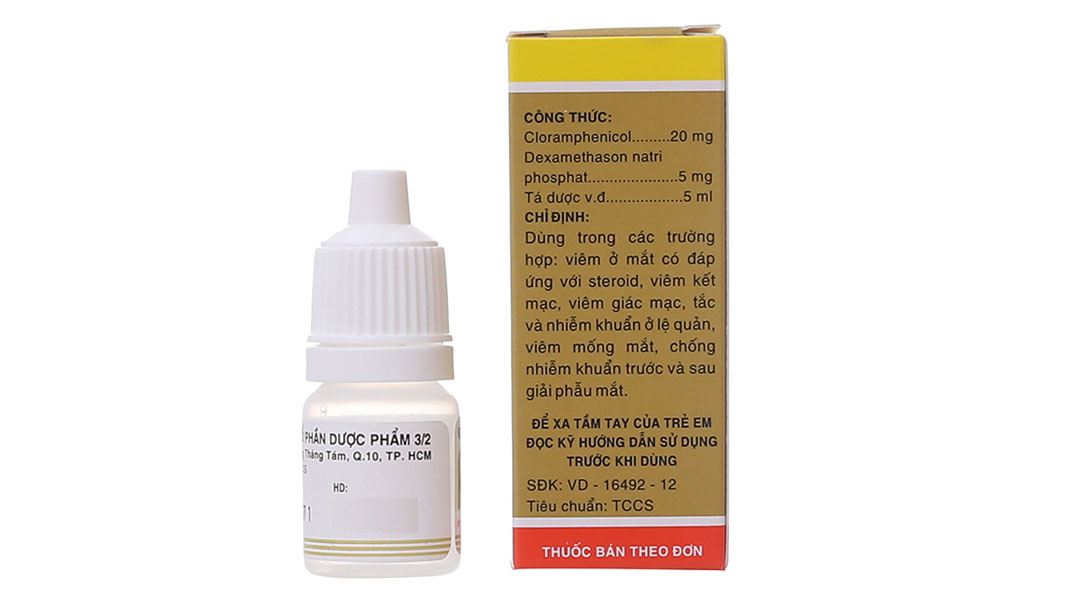 Dung dịch nhỏ mắt Dexacol trị viêm mắt, nhiễm khuẩn mắt chai 5ml - 08/ ...