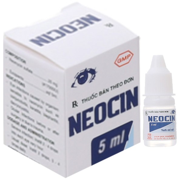 Thuốc nhỏ mắt Neocin trị nhiễm khuẩn mắt lọ 5ml - 02/2025 ...