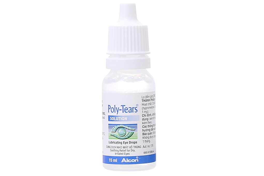 Dung dịch nhỏ mắt Poly-Tears trị khô mắt lọ 15ml - 08/2024 ...