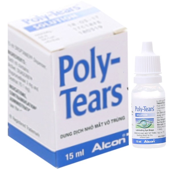 Dung dịch nhỏ mắt Poly-Tears trị khô mắt lọ 15ml - 02/2025 ...