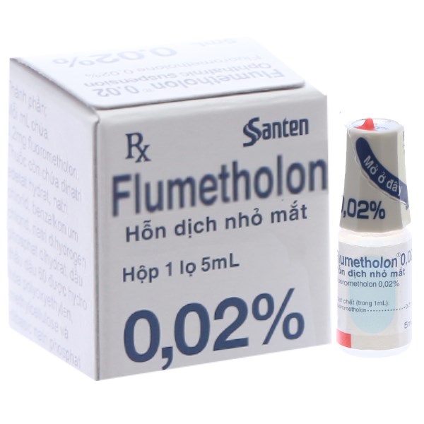 Thuốc nhỏ mắt Flumetholon 0.1% chai 5ml-Nhà thuốc An Khang