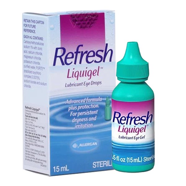 Dung dịch nhỏ mắt Refresh Liquigel giảm kích ứng mắt, khô mắt (1 chai x ...