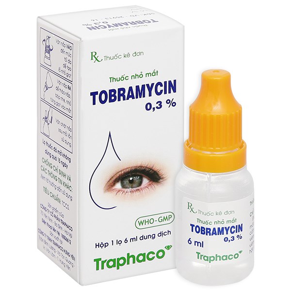 Dung dịch nhỏ mắt Ofloxacin Traphaco 0.3% trị nhiễm khuẩn mắt lọ 5ml ...